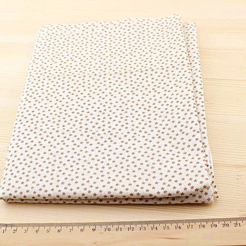 Brown Fabric Brown Collection Bundle Fabric Floral Stripe - Etsy