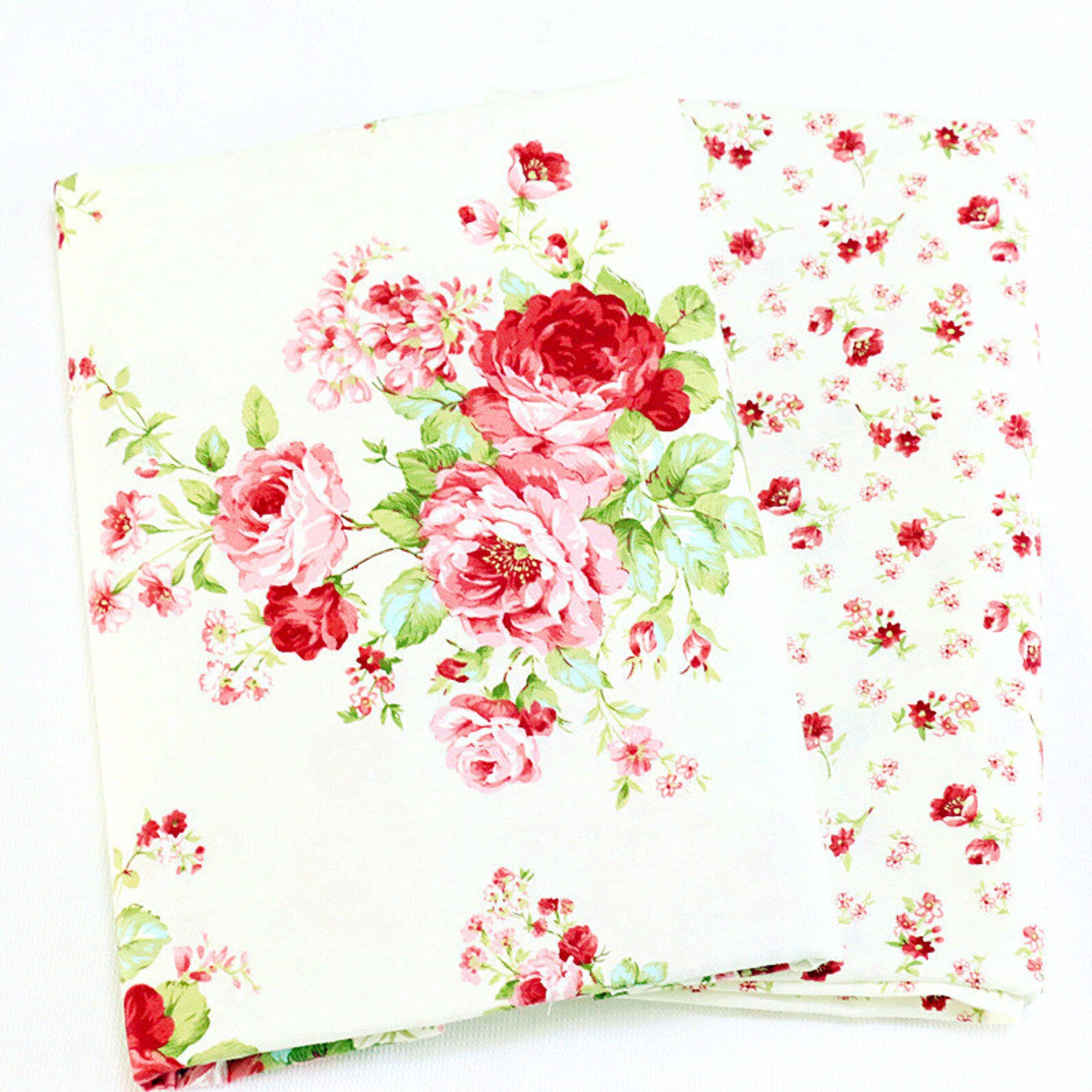 Large Flower Cotton Fabric Peony Florals Cotton Fabric for - Etsy