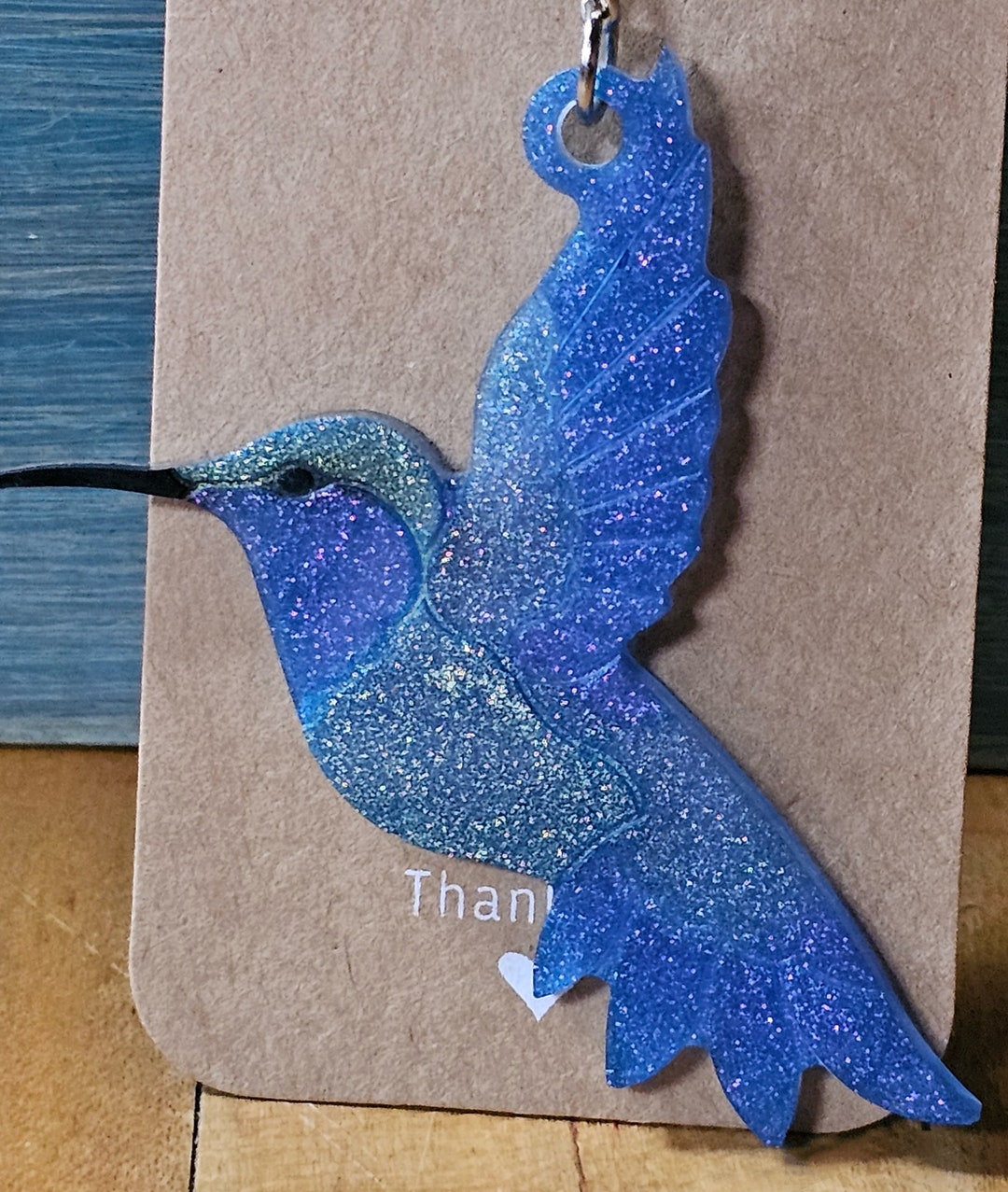 Hummingbird Keychain - Etsy