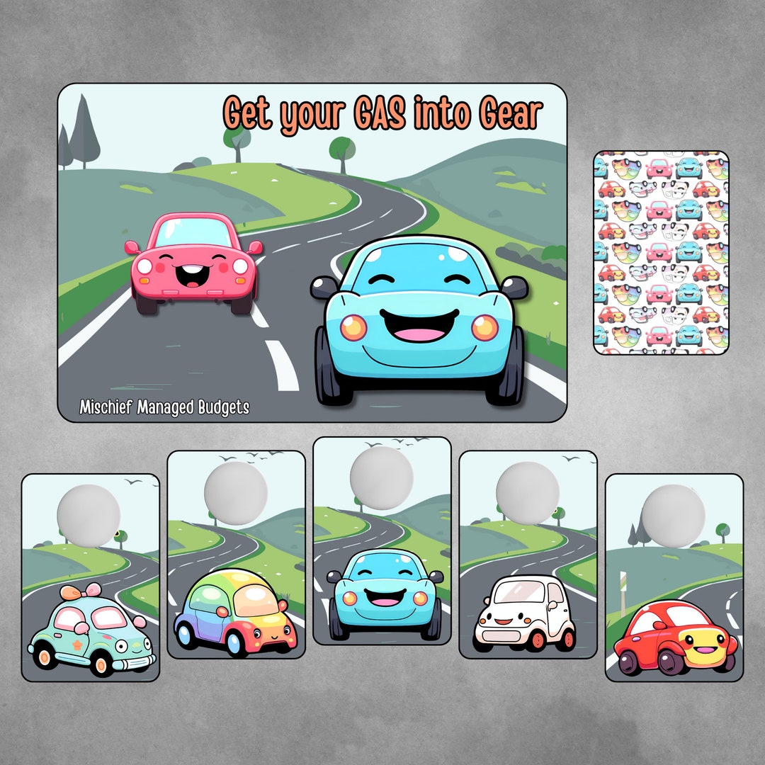 Happy Cars Challenge Scratch-off Cards - 2 Values - Etsy