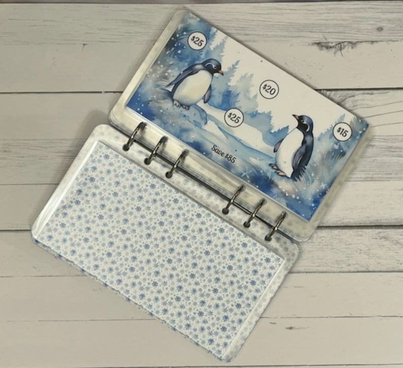 RETIRING Penguins 1,000 Savings Challenge ENVELOPE Binder - Etsy