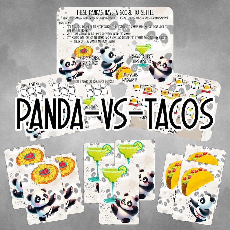 Panda -vs- Taco Tuesday - Savings Challenge - Etsy
