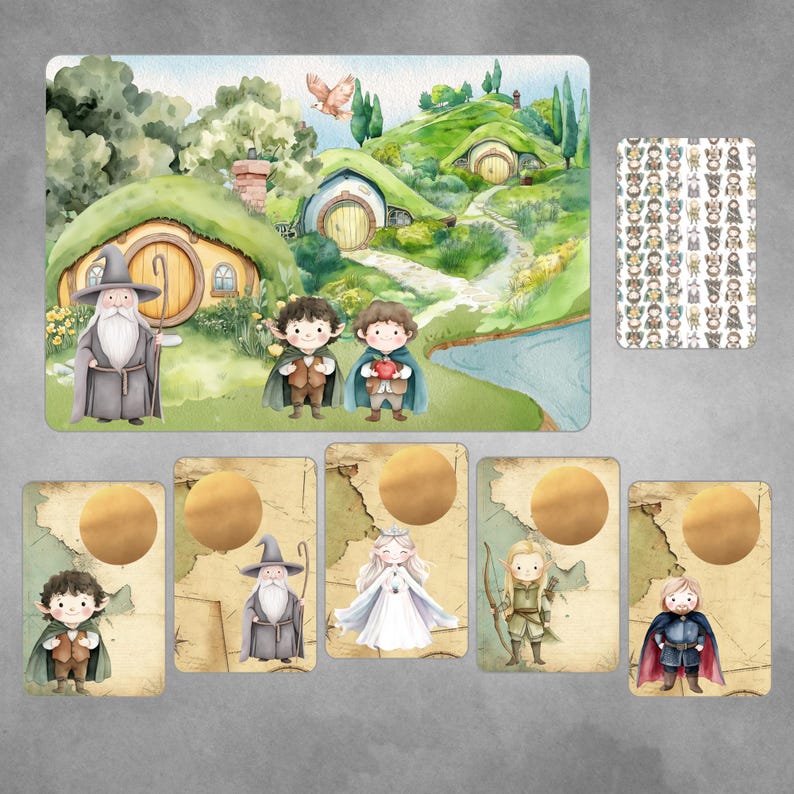 LOTR Savings Challenge Scratch-off Cards - Save 120 - Etsy