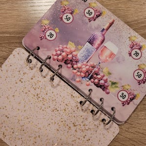 Wine 3k Savings Challenge DASHBOARD Binder - Etsy