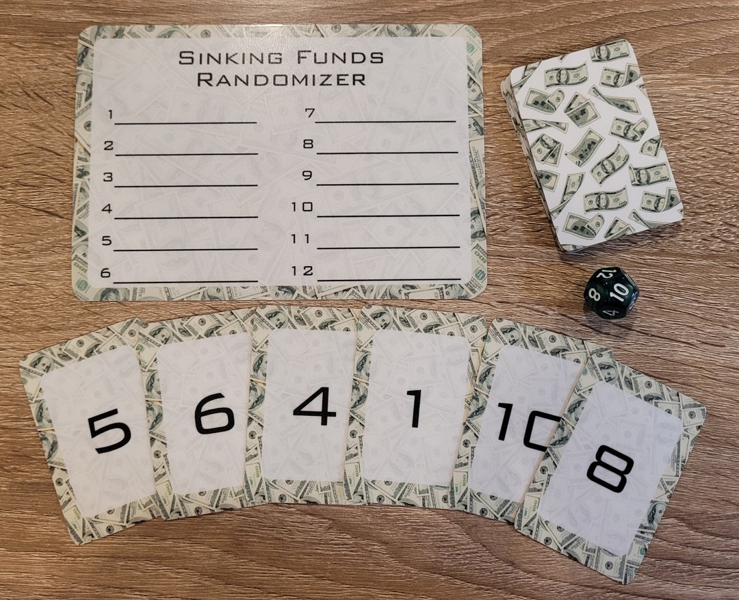 Randomizer SET With D12 - 18 Cards - Money - Etsy