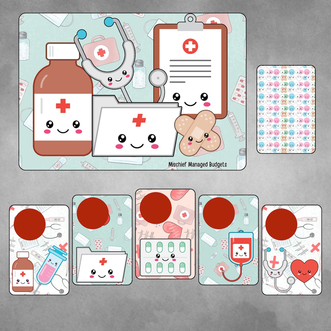 Cute Medical Savings Challenge Scratch-off Cards - 2 Values - Etsy
