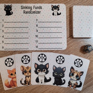 Randomizer SET With D12 - 18 Cards - Dog or Cat - Etsy