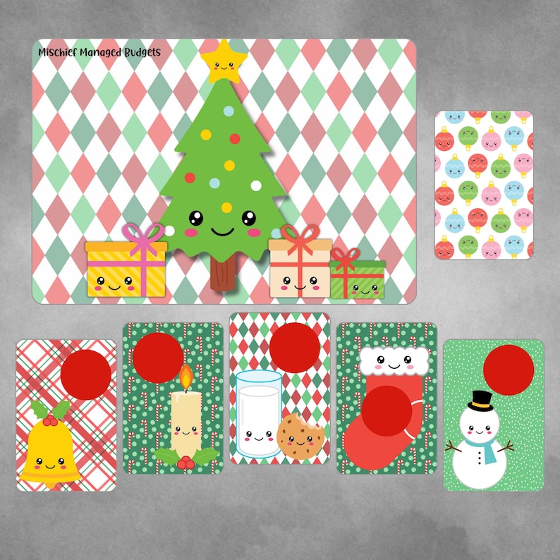 Cute Christmas Savings Challenge Scratch-off Cards - Save 120 - Etsy
