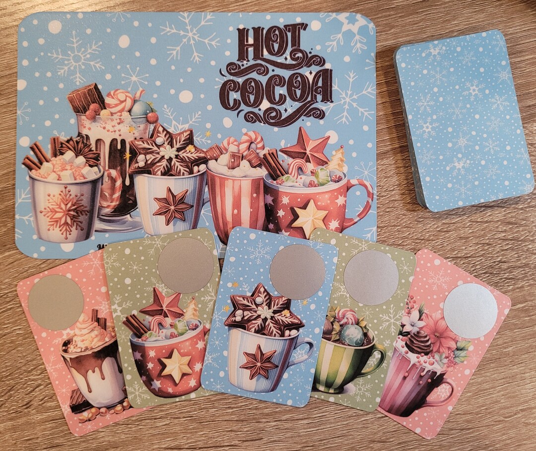 Hot Cocoa Savings Challenge Scratch-off Cards - Save 120! - Etsy