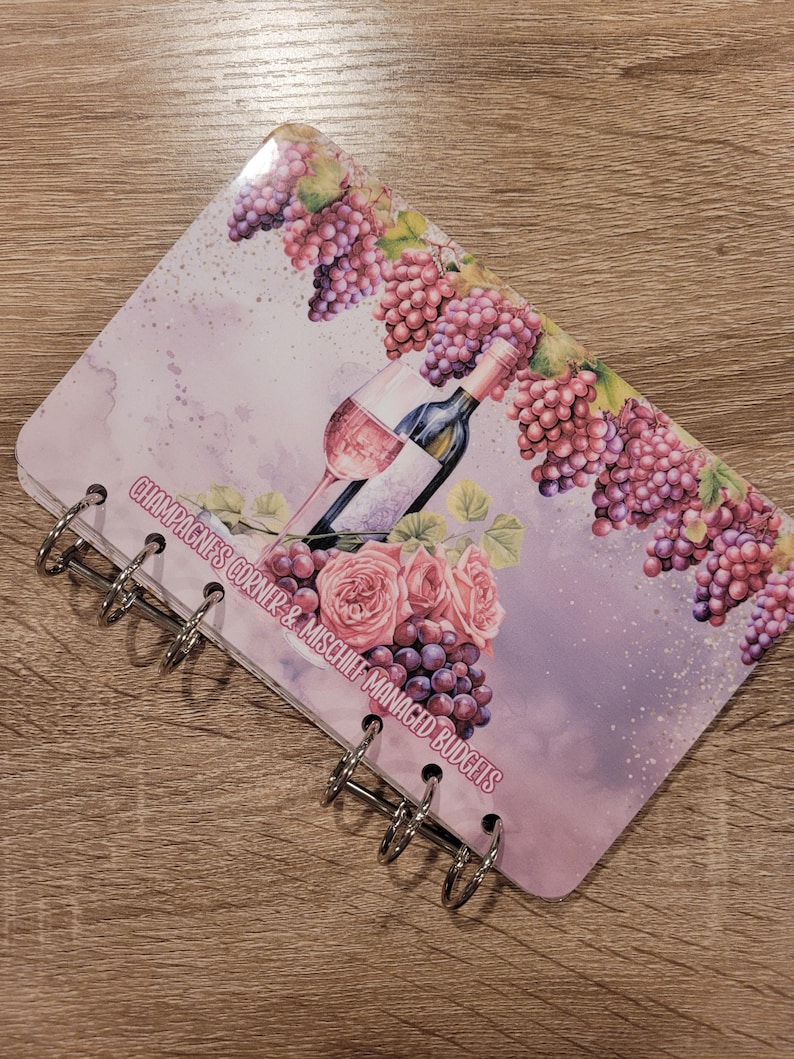 Wine 3k Savings Challenge DASHBOARD Binder - Etsy