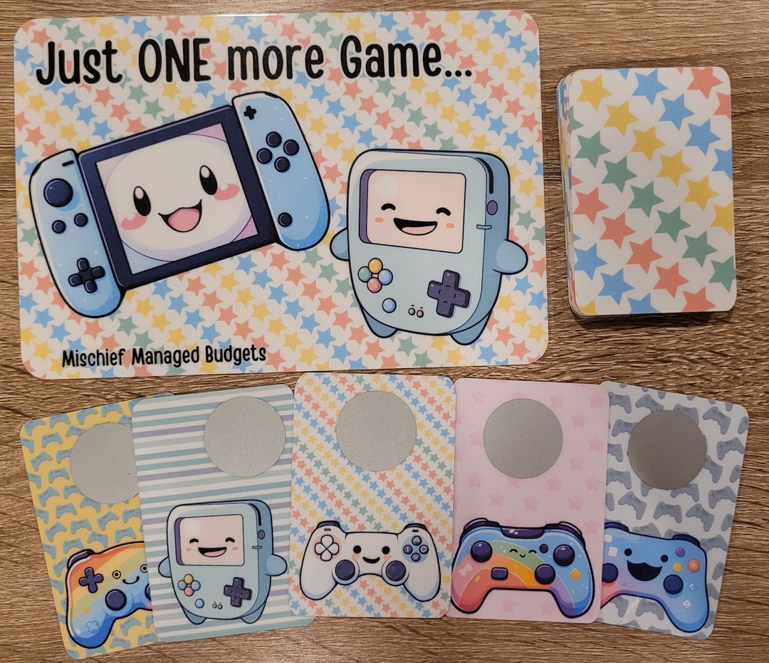 Video Game Scratch-off Cards - Save 120 - Etsy