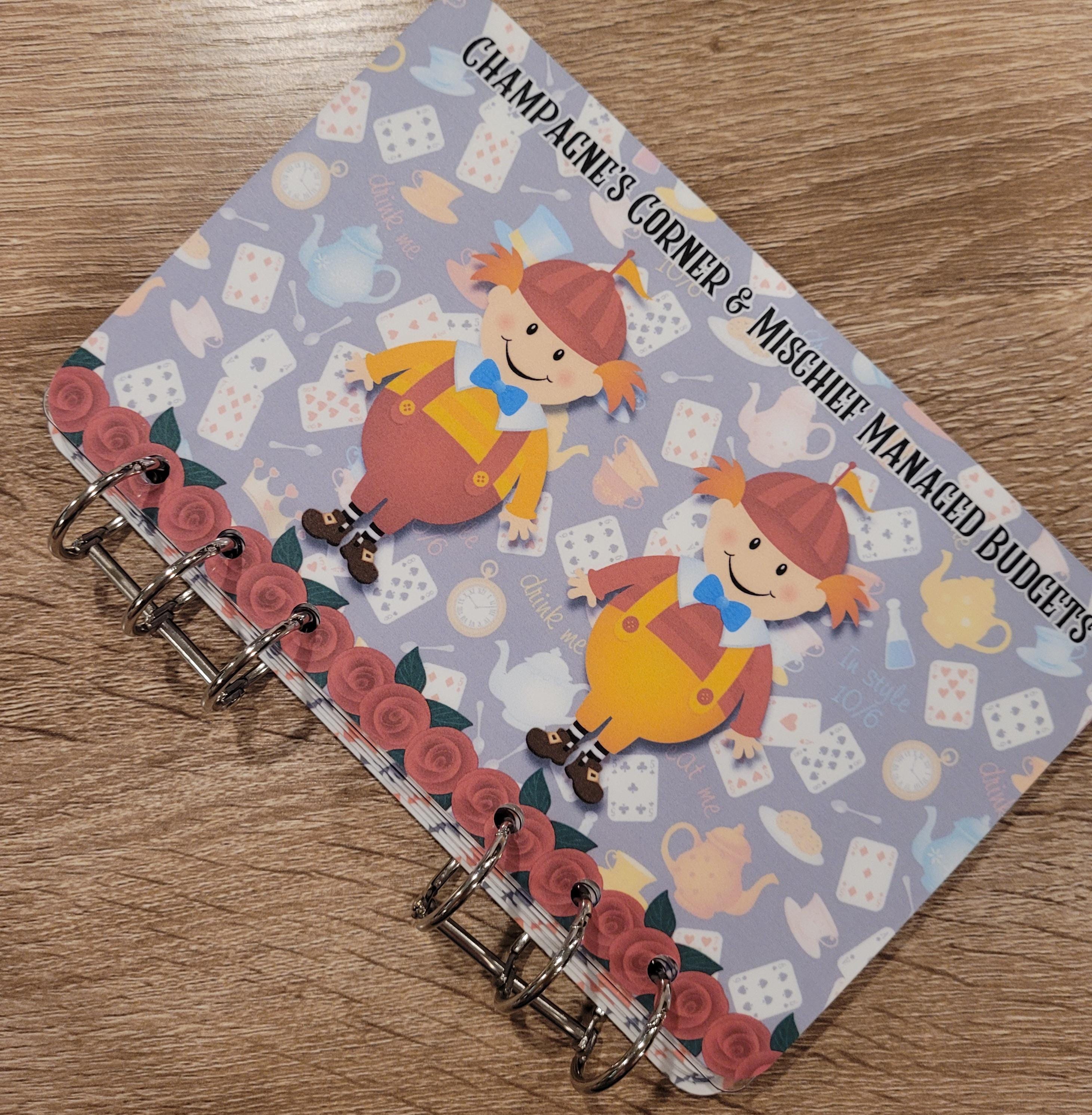 Wonderland Savings Challenge Dashboard Binder Etsy