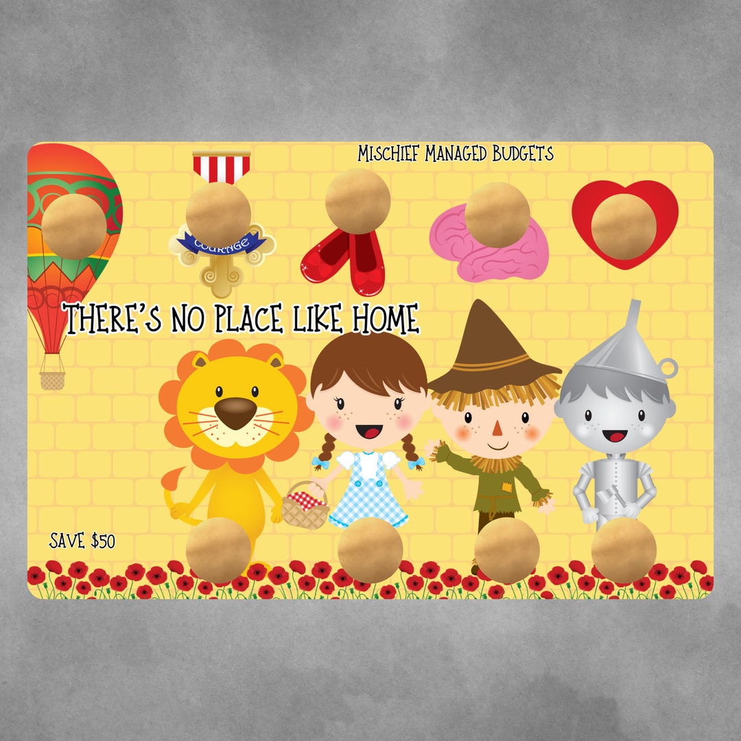 No Place Like Home Savings Challenge - Save 50 - Etsy