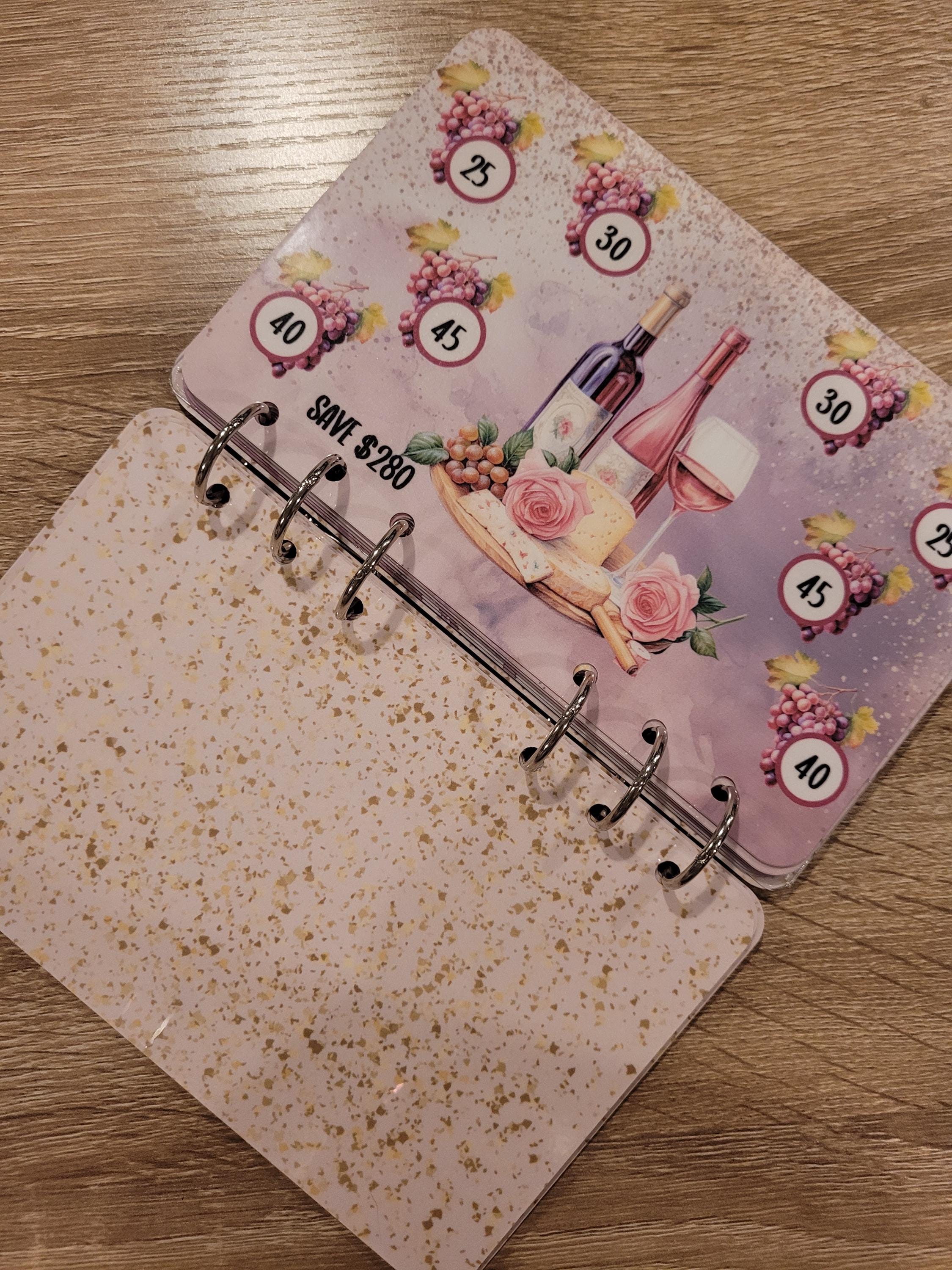 Wine 3k Savings Challenge DASHBOARD Binder - Etsy