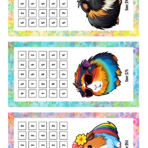 Guinea Pigs - Mini Savings Challenges - Digital - Etsy