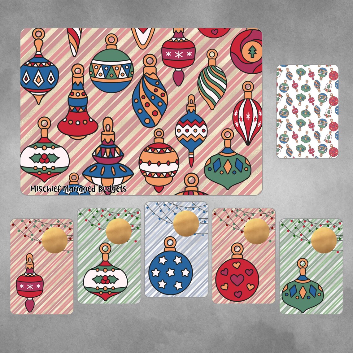 Christmas Ornaments Scratch-off Cards - Save 120 - Etsy