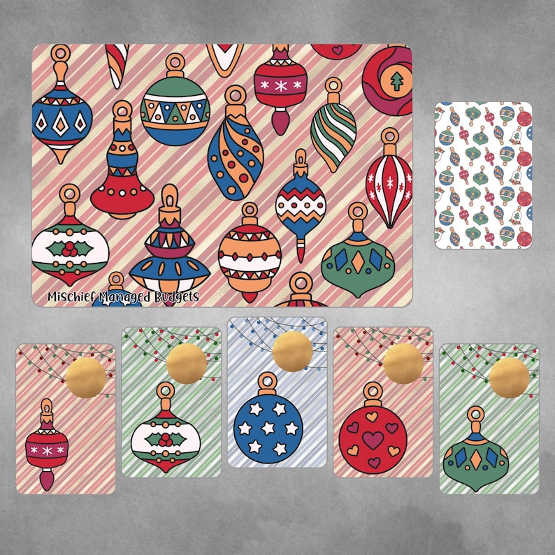Christmas Ornaments Scratch-off Cards - Save 120 - Etsy
