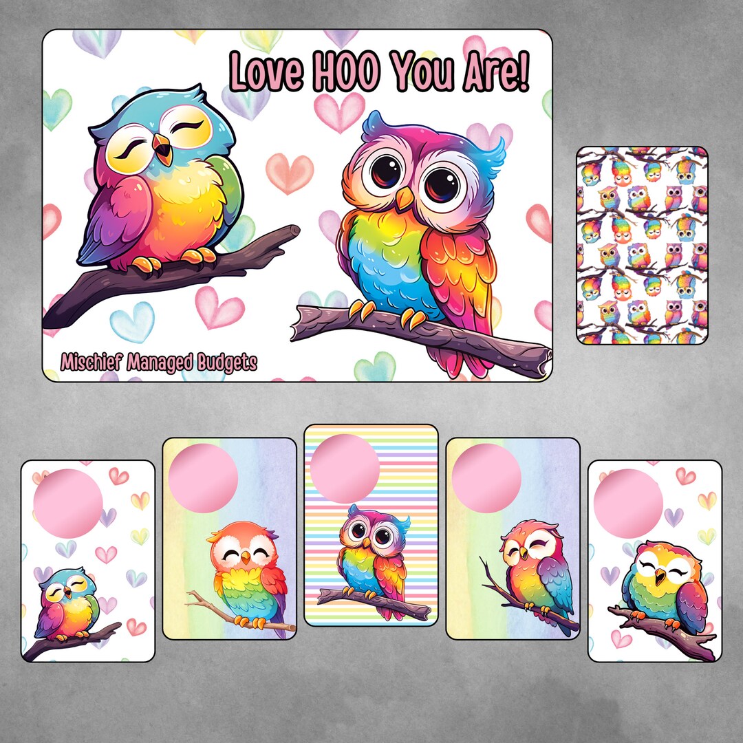 Cute Owls Challenge Scratch-off Cards - Save 120 - Etsy