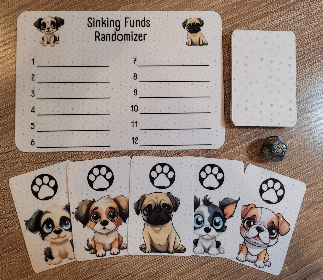 Randomizer SET With D12 - 18 Cards - Dog or Cat - Etsy