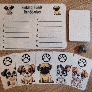 Randomizer SET With D12 - 18 Cards - Dog or Cat - Etsy