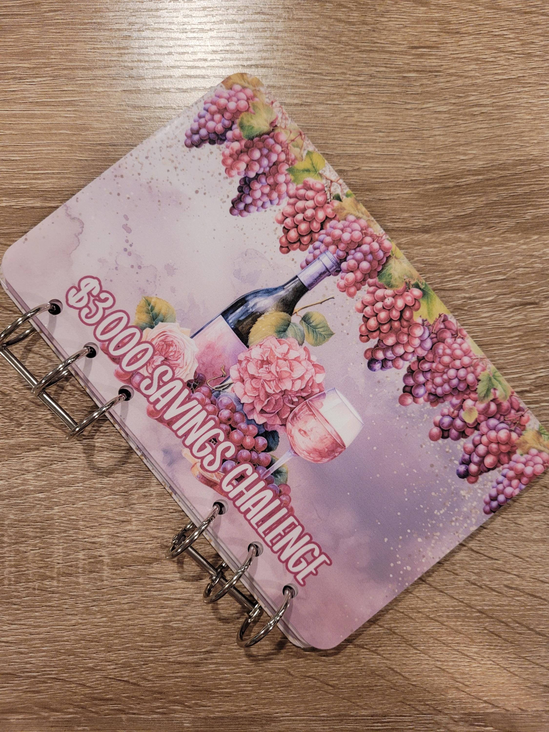 Wine 3k Savings Challenge DASHBOARD Binder - Etsy