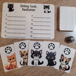 Randomizer SET With D12 - 18 Cards - Dog or Cat - Etsy