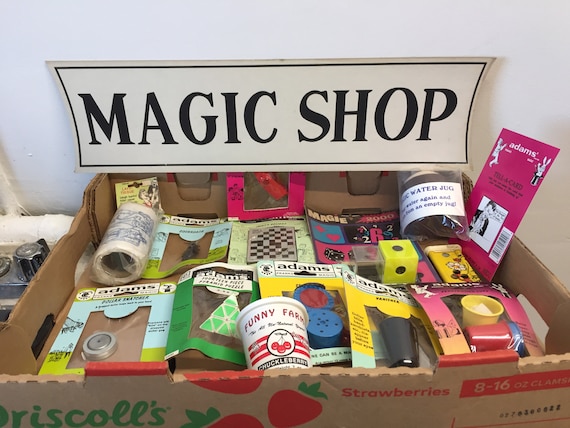 1940s Adams Magic Tricks Magic Shop Large Cardboard Marquee - Etsy