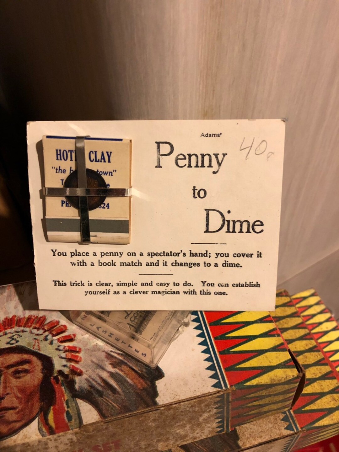 1940s Adams Magic Tricks and Gags Inventory Just In...penny to a Dime ...