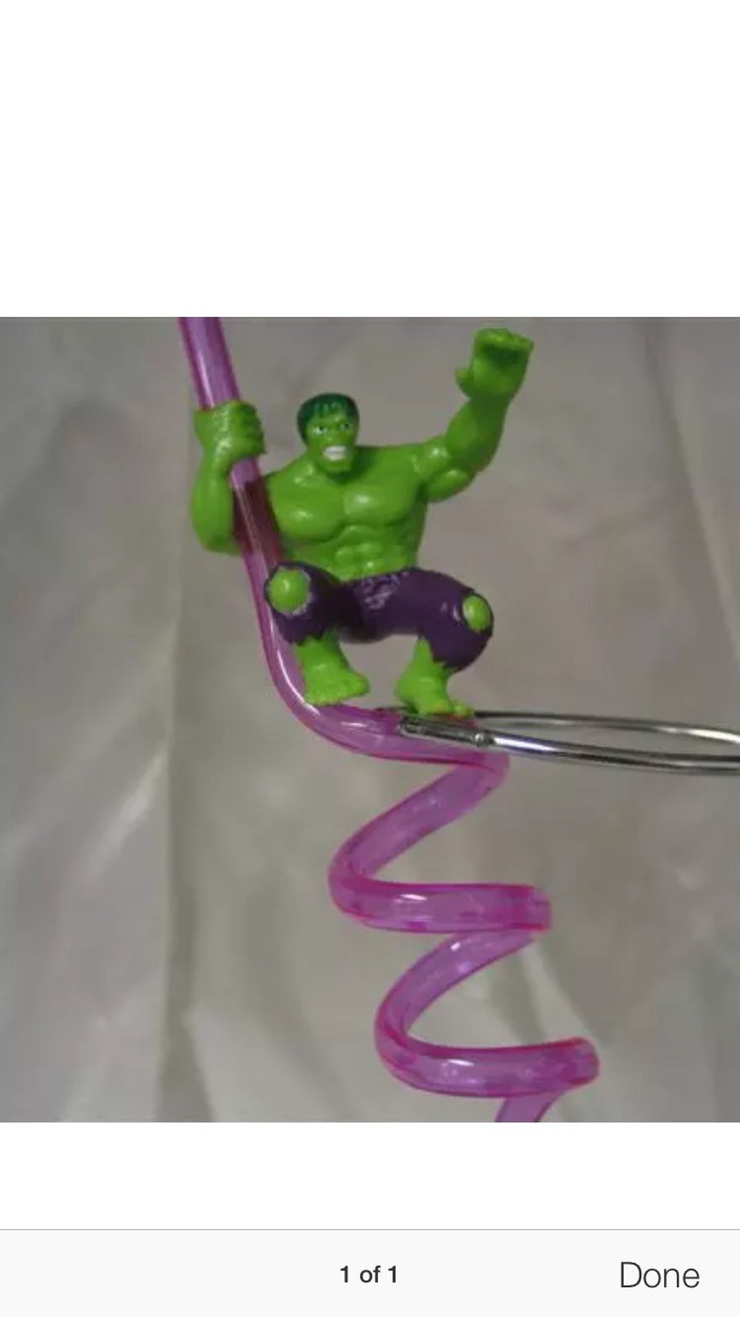 The Incredible Hulk Figural Sippy Straw Nwt New Old Stock Mint With ...