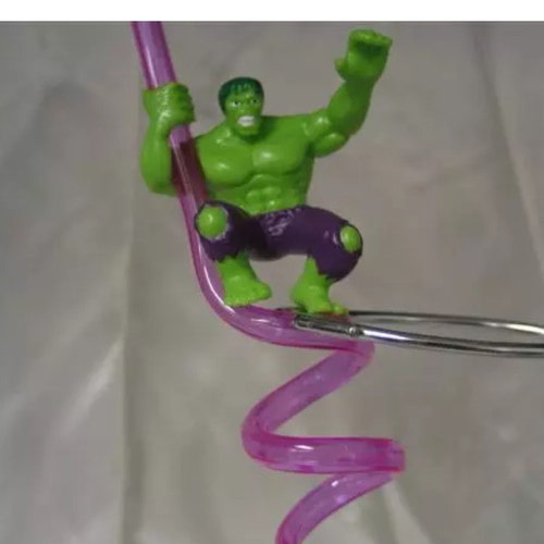The Incredible Hulk Figural Sippy Straw Nwt New Old Stock Mint - Etsy