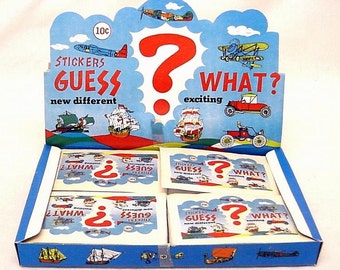 Guess What Sticker - Etsy