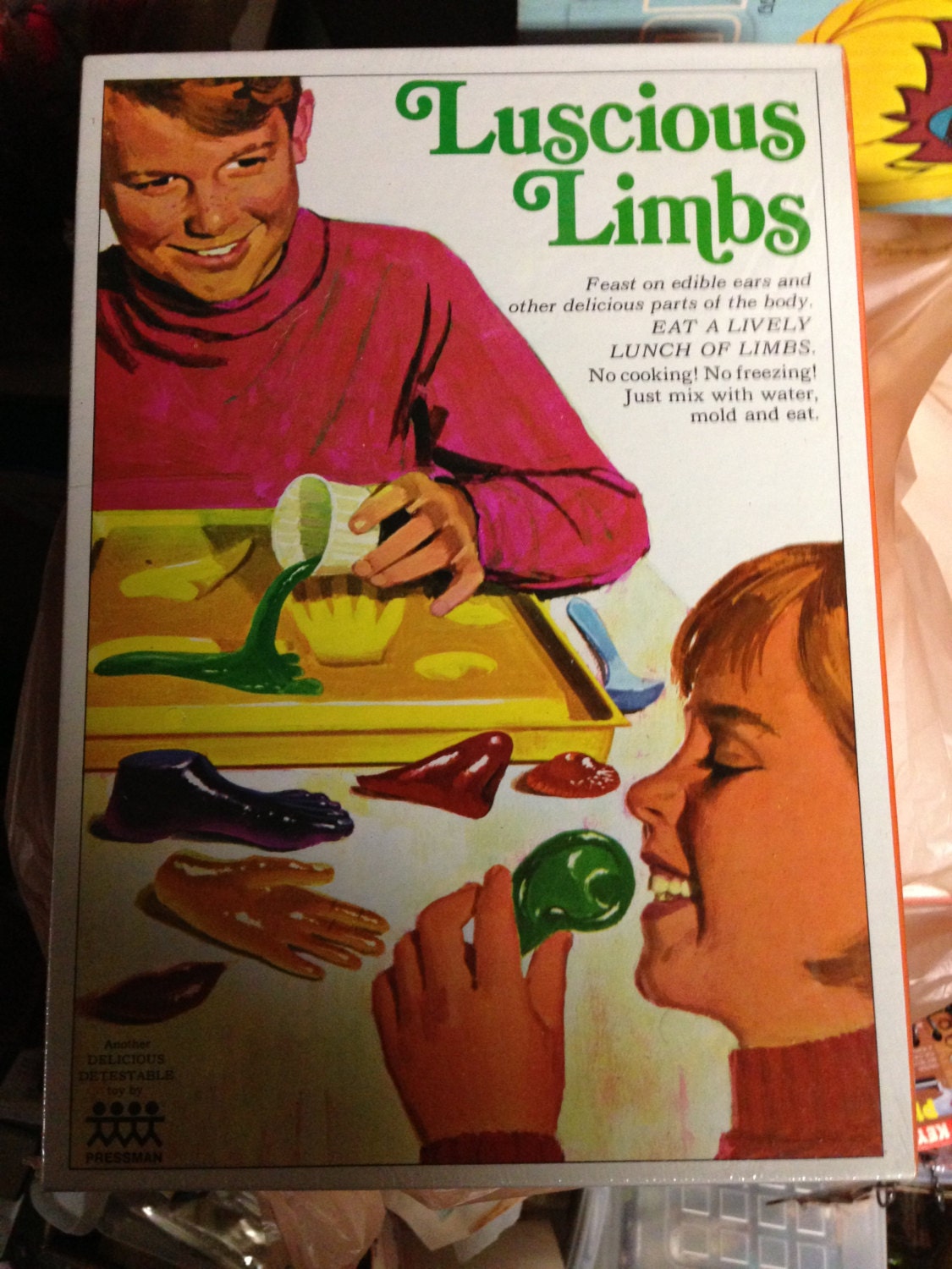 Pressman Delicious Detestables Luscious Limbs Thingmaker Playset Sealed ...