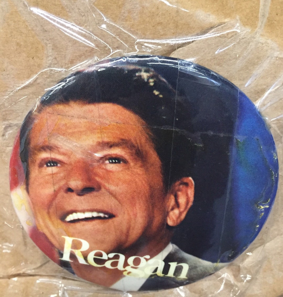 75 Count Dealer Lot 1980 Ronald Reagan Photo Campaign Pin Nm+ 75 Pcs ...