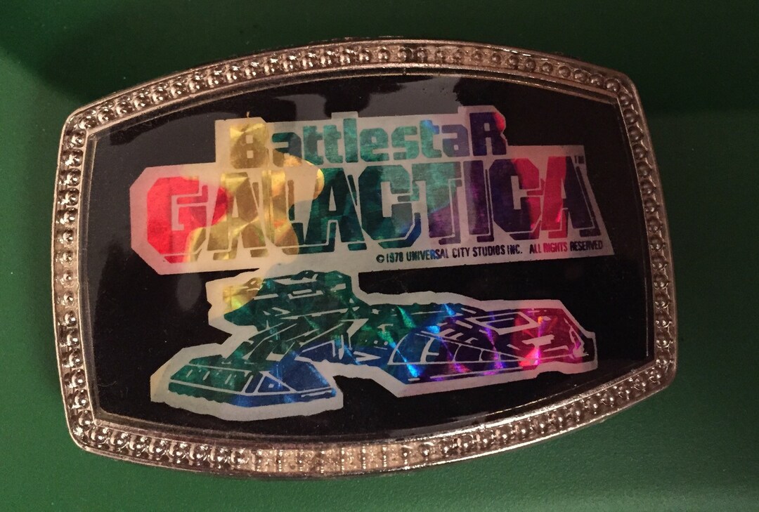 Battlestar Galactica Prismatic Belt Buckle Mint NOS - Etsy