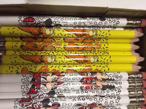 1970S Vintage Garfield Yellow Character Pencils New Old Stock - Etsy