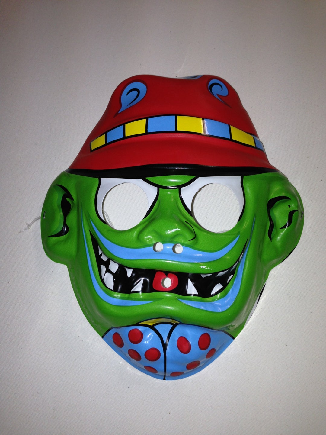 Vintage Weird-ohs Davey the Psycho Cyclist Halloween Mask New Old Stock ...