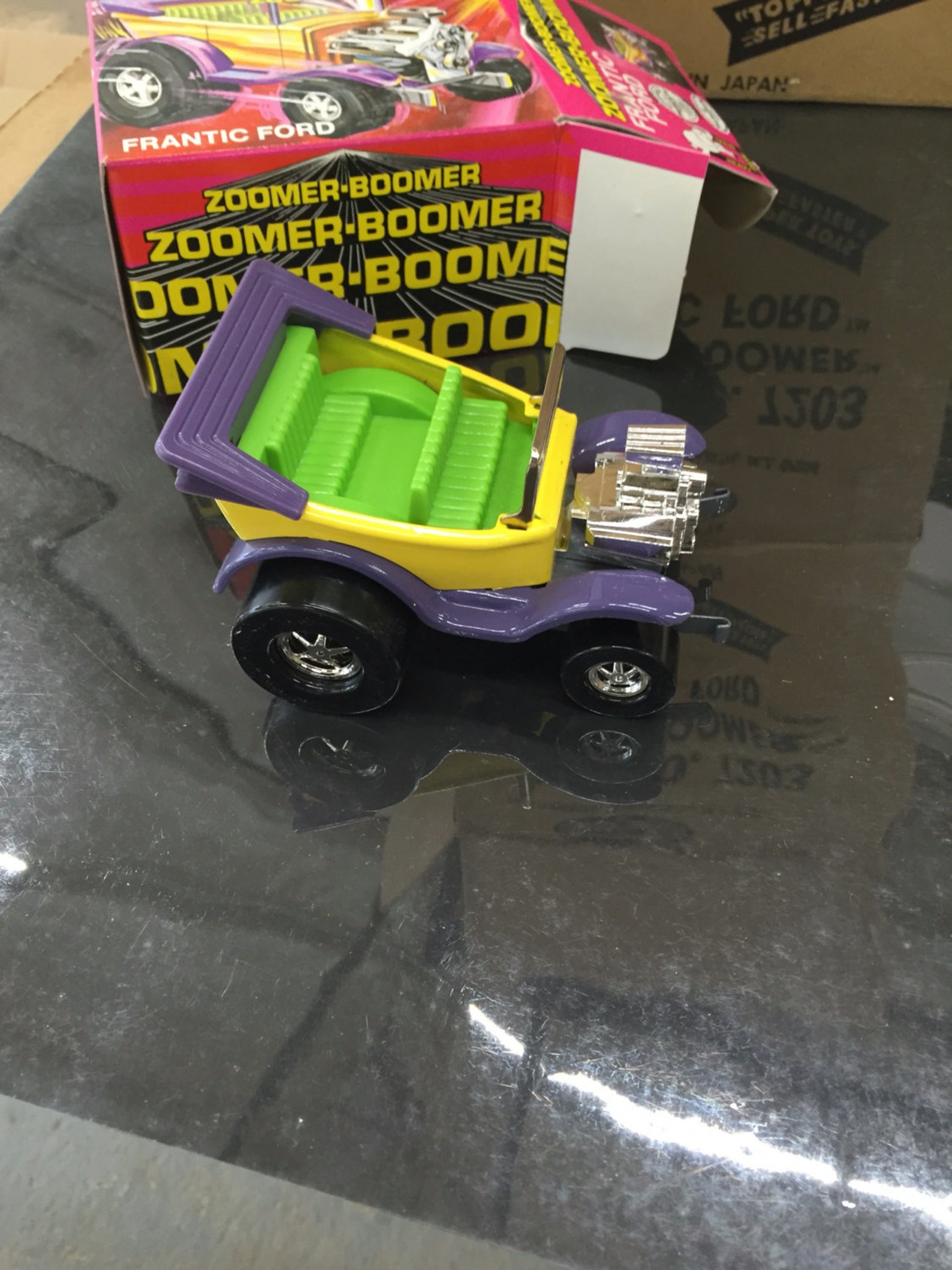 Topper Frantic Ford Zoomer Boomer Tin Litho Jalopy Car Nib - Etsy