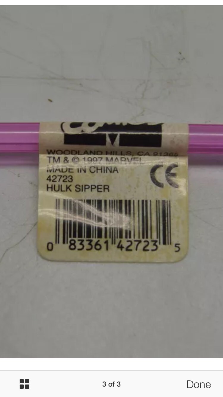 The incredible Hulk figural sippy straw nwt new old stock mint | Etsy