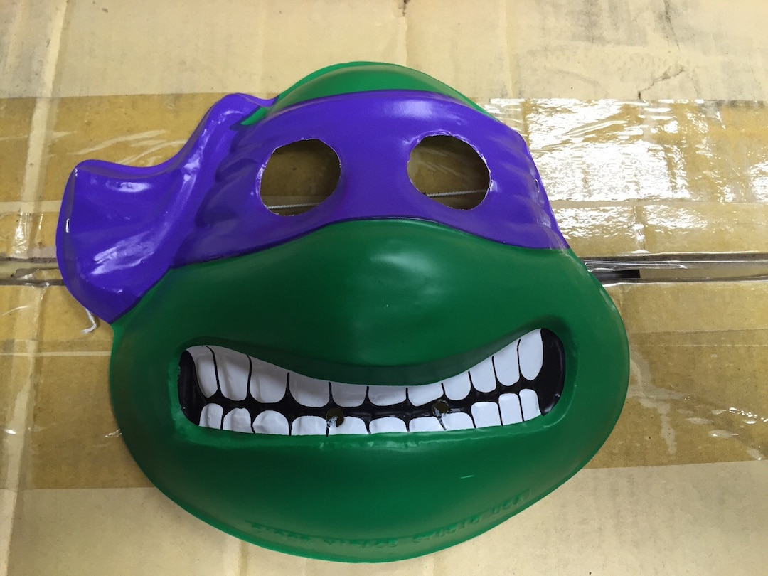 Donatello Teenage Mutant Ninja Turtles Halloween Mask New Old Stock ...