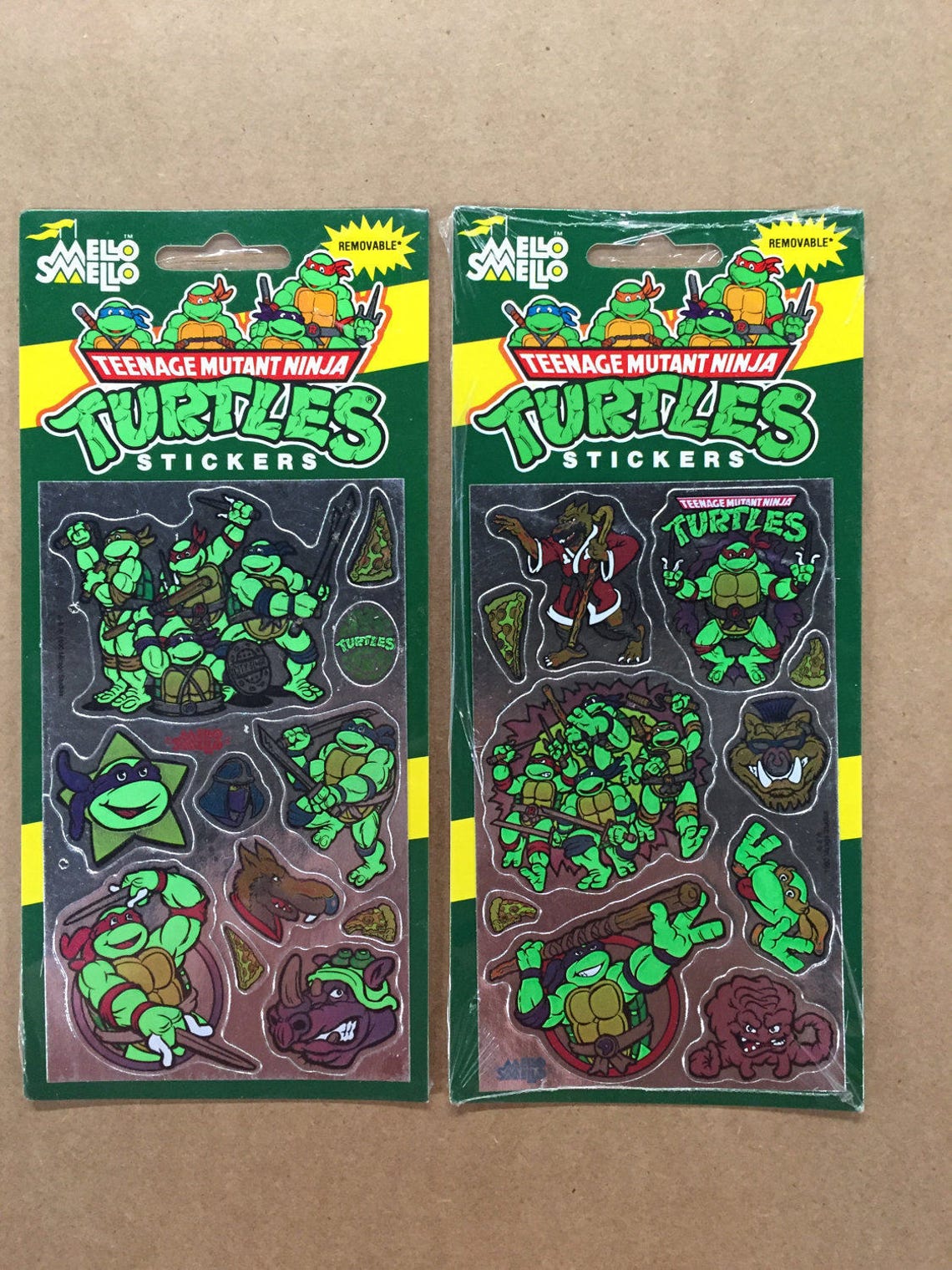 TMNT Teenage Mutant Ninja Turtles Metallic Sticker Pack Lot 2 | Etsy