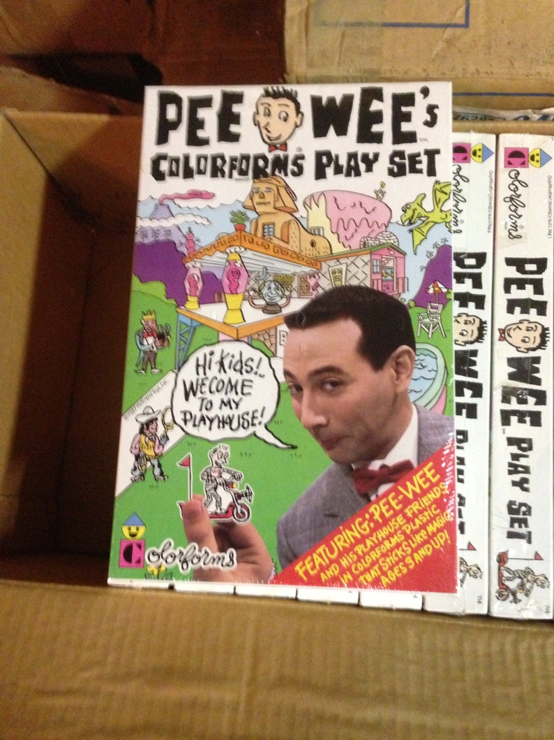 Pee Wee's Colorforms Play Set Factory Sealed Pee Wee - Etsy