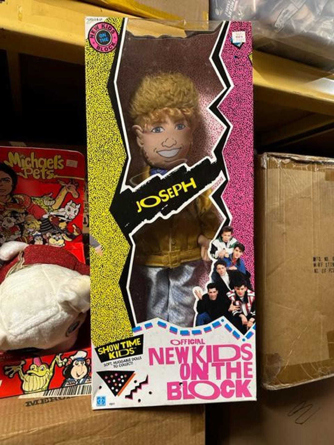 New Kids on the Block Joseph Large Plush Doll NOS MIB New Old Stock - Etsy