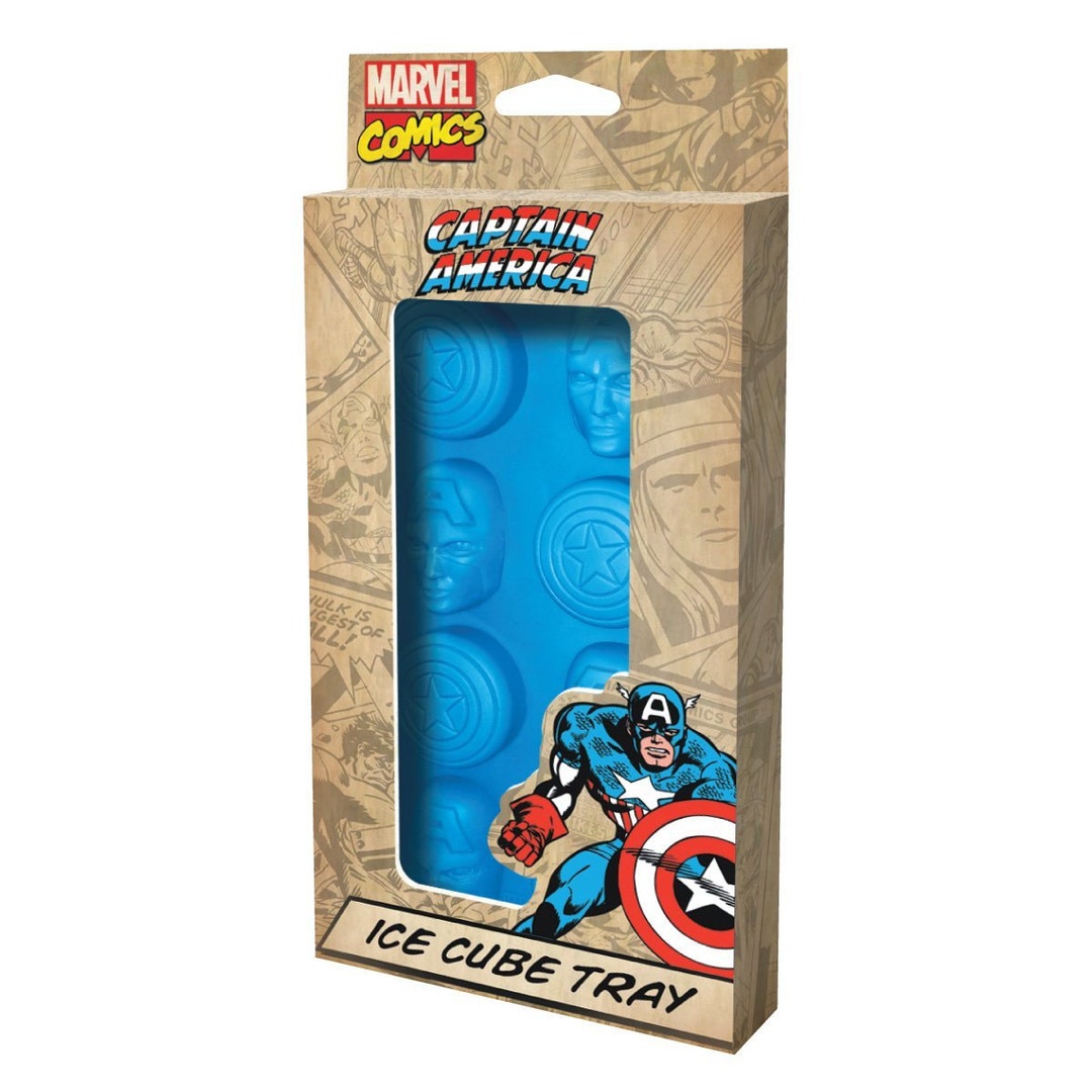 Marvel Comics Captain America Ice Cube Tray MIP Marvelmania - Etsy