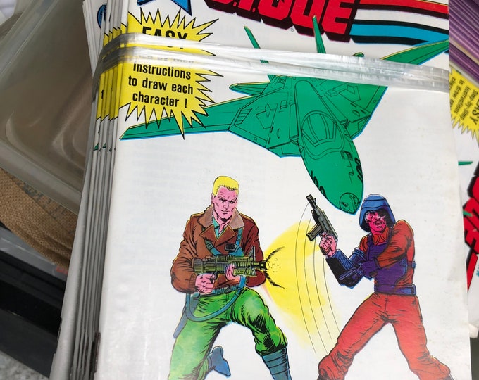 1987 How to Draw Gi Joe 1 Comic Ex Hard to Find New Old Stock - Etsy