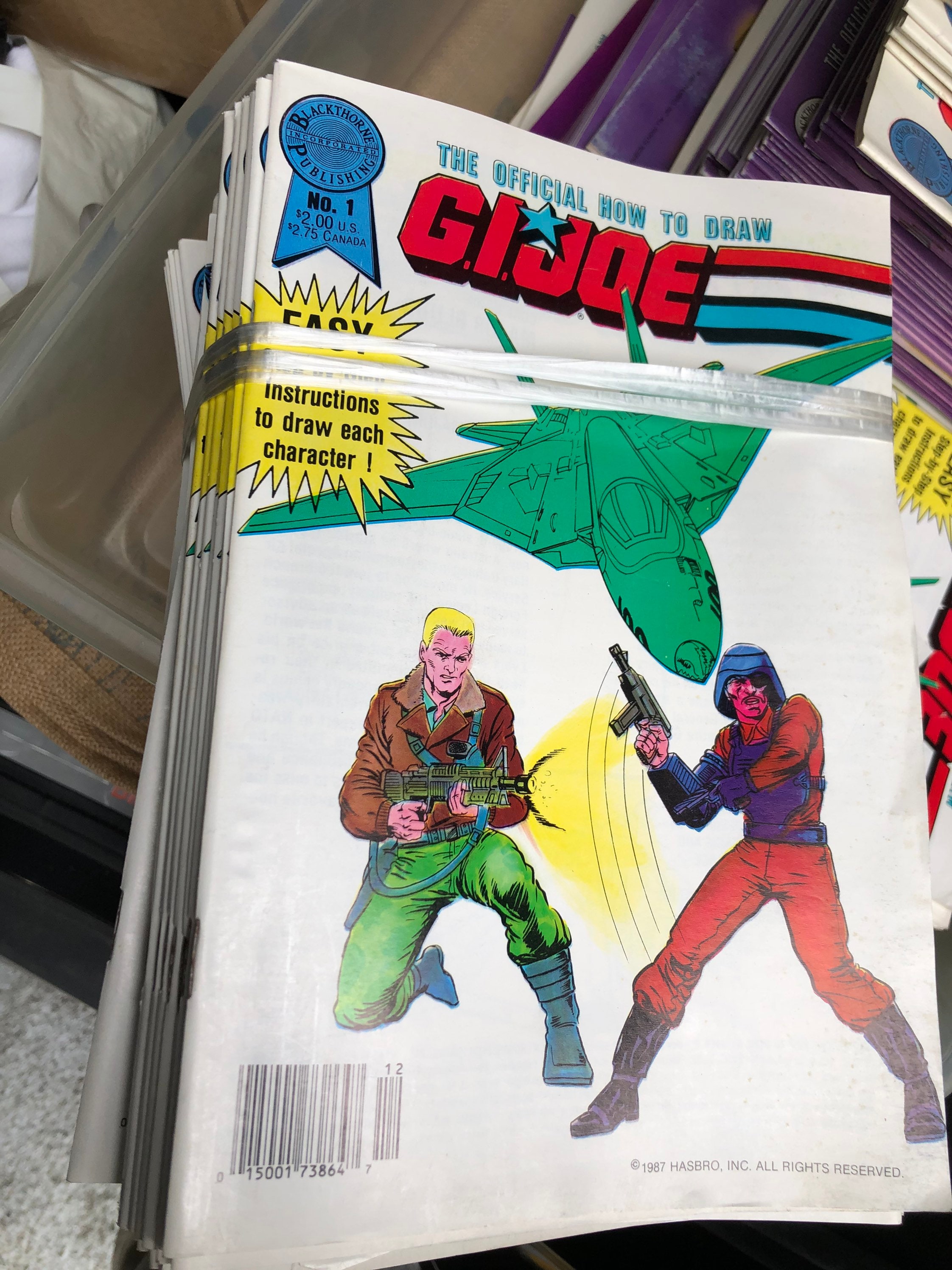1987 How to Draw Gi Joe 1 Comic Ex Hard to Find New Old Stock - Etsy