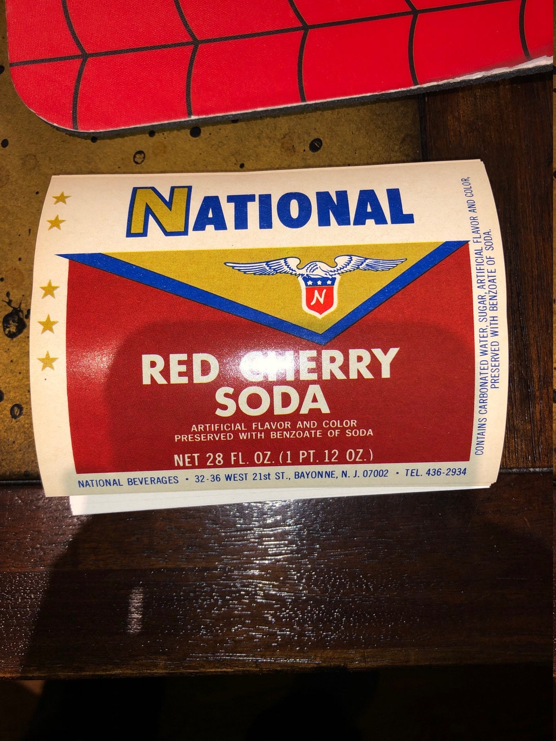 National Beverage Red Cherry Soda Labels 50pcs Vintage Soda Labels Junk ...