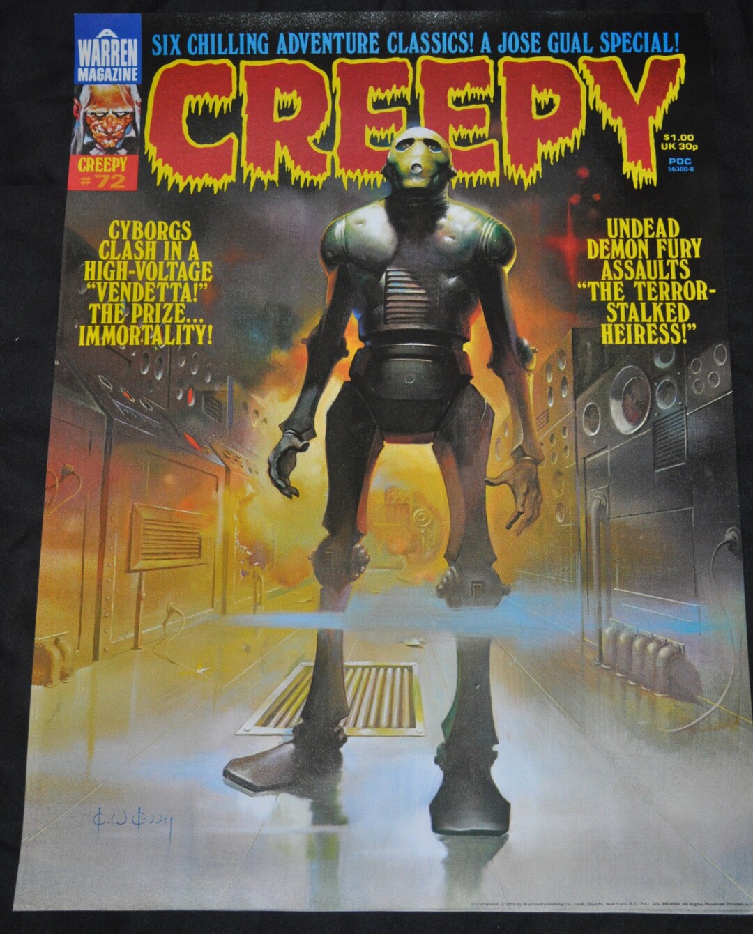 Warren Promotional Creepy Poster Cover Lot 3 Different Posters NM Old ...