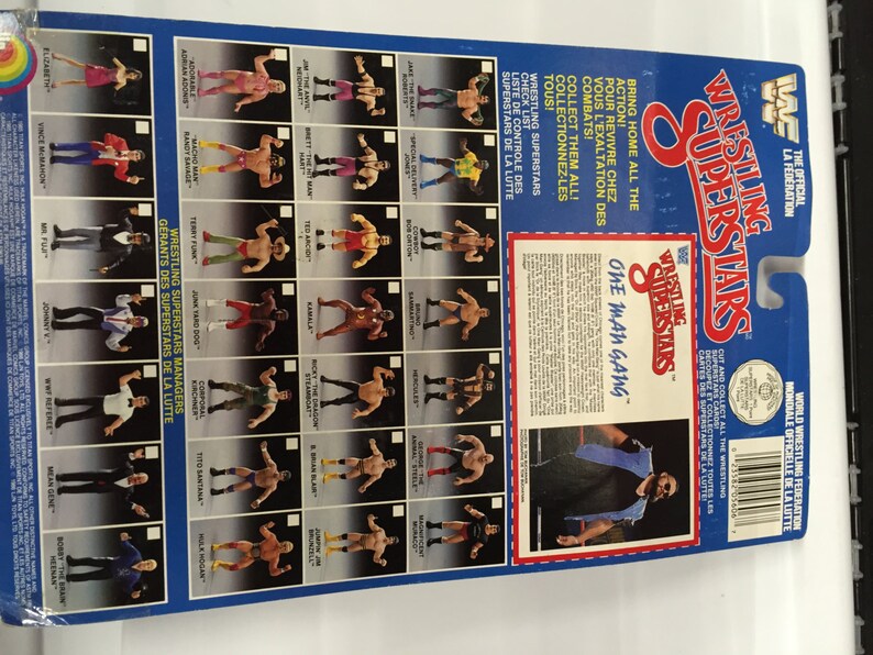 LJN WWF Wrestling Superstars One Man Gang OMG Wrestling Figure Nos Moc ...