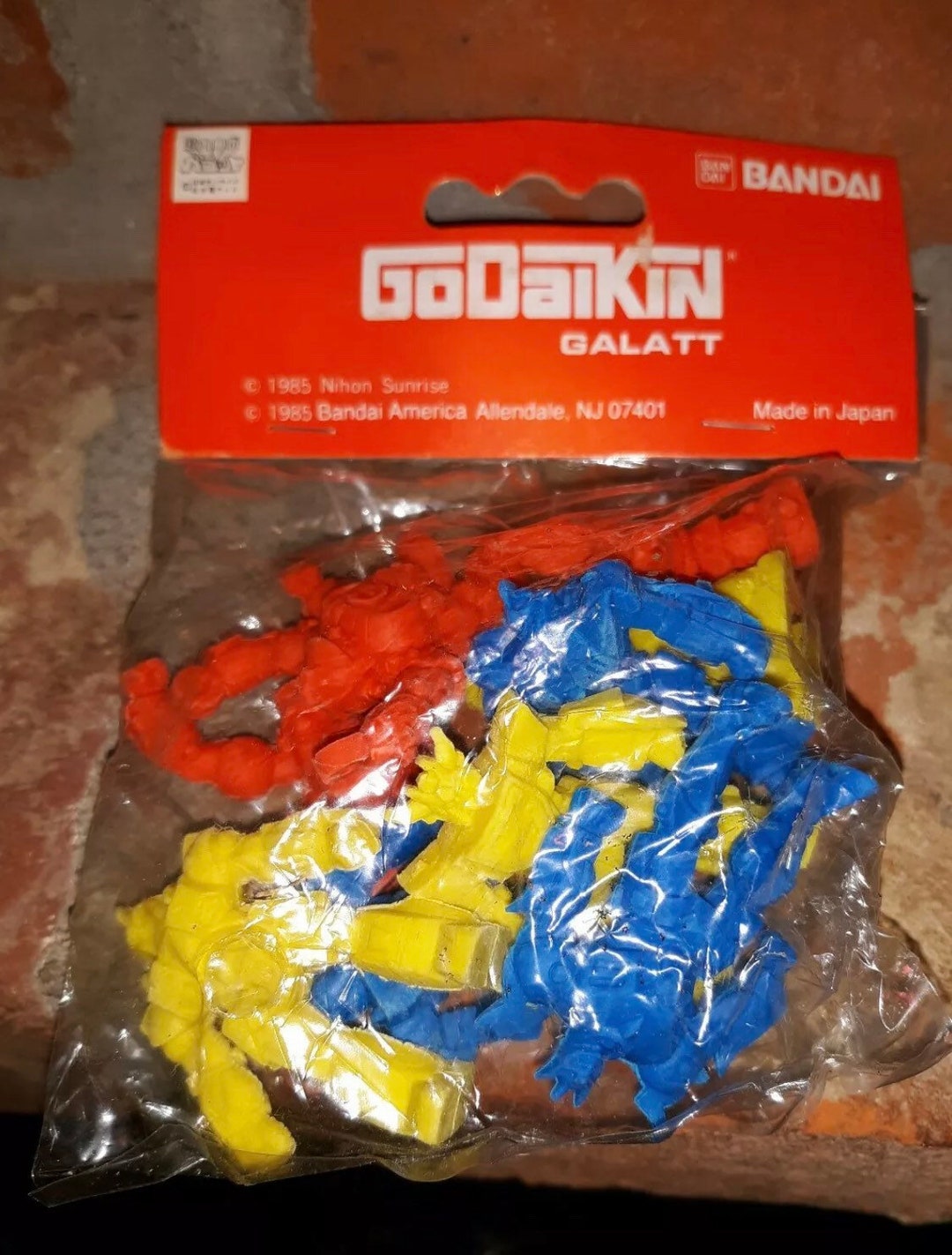1986 Bandai Godaikin Robot Eraser Figures Robot M.U.S.C.L.E Men Nos MOC ...