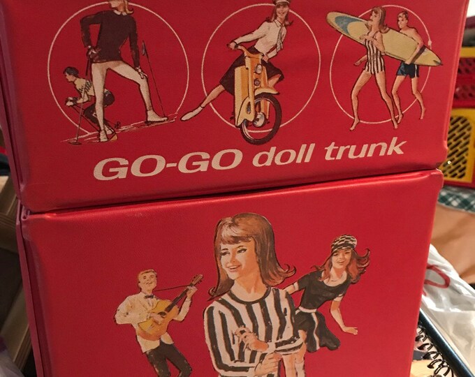 1960s Barbie Style Go-go Doll Trunk Groovie Vintage Vinyl - Etsy